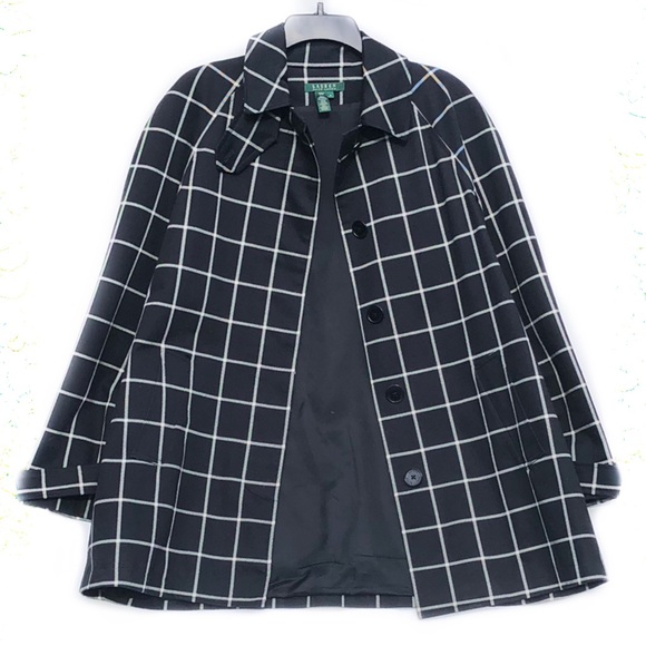 Lauren Ralph Lauren | Jackets & Coats | Lauren Ralph Lauren Black White ...